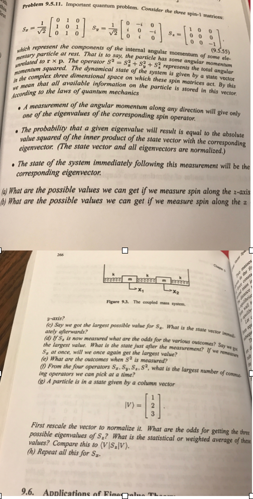 Solved 1.)What the normal modes aand the eigenfrequencies if | Chegg.com