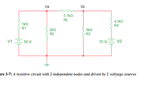 Solved Use node analysis to calculate the node voltages Va | Chegg.com