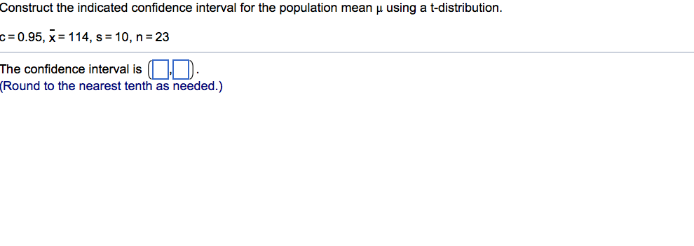 Solved Construct the indicated confidence interval for the | Chegg.com