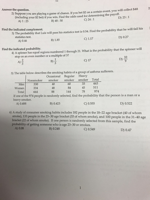 Solved Suppose you are playing a game of chance. If you bet | Chegg.com