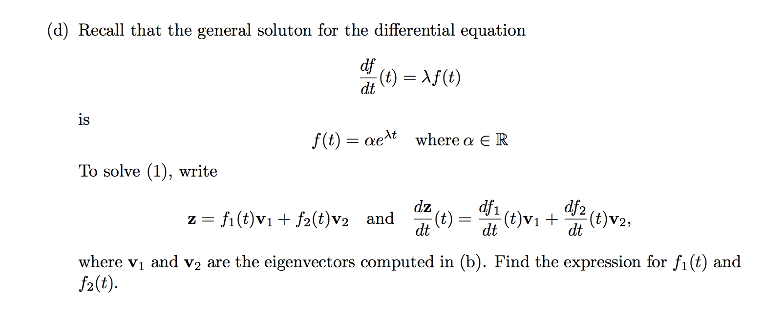 Recall that the general solution for the differential | Chegg.com