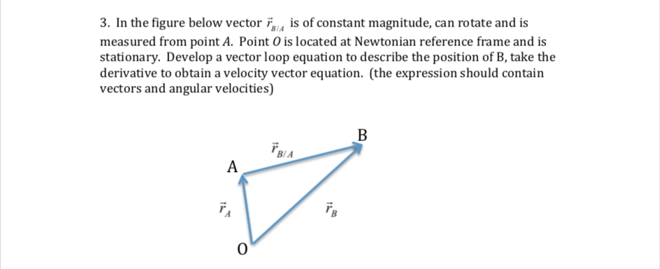 Solved 3. In the figure below vector is of constant | Chegg.com