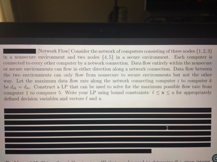 Solved Consider the network of computers consisting of three | Chegg.com