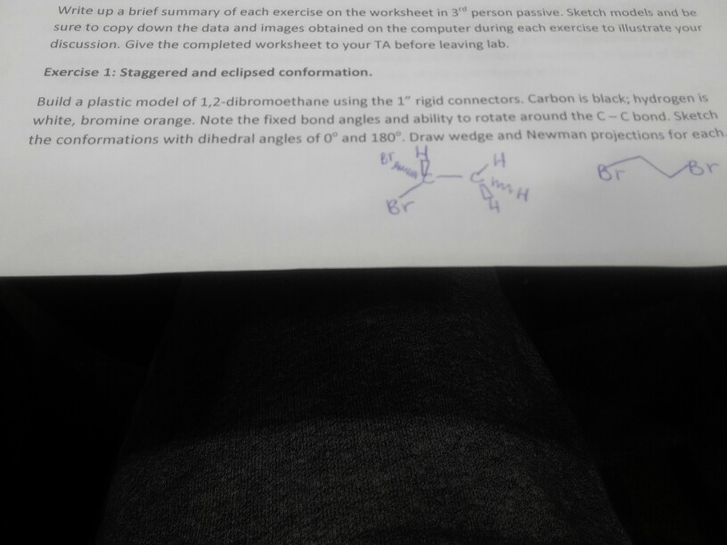 Solved Write up a brief summary of each exercise on the | Chegg.com