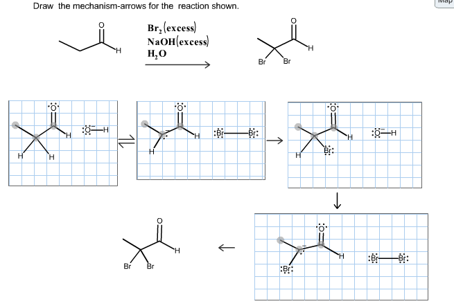 Solved Draw the mechanism-arrows for the reactions shown. | Chegg.com Solved Draw the mechanism-arrows for the reactions shown. | Chegg.com
