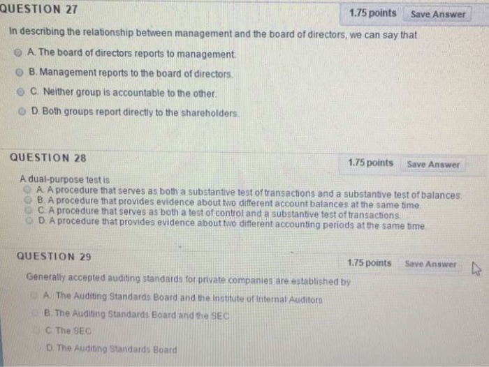 Solved In describing the relationship between management and | Chegg.com