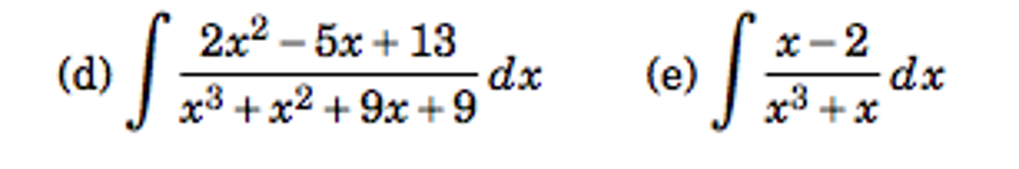Solved Evaluate the following partial fractions integral | Chegg.com