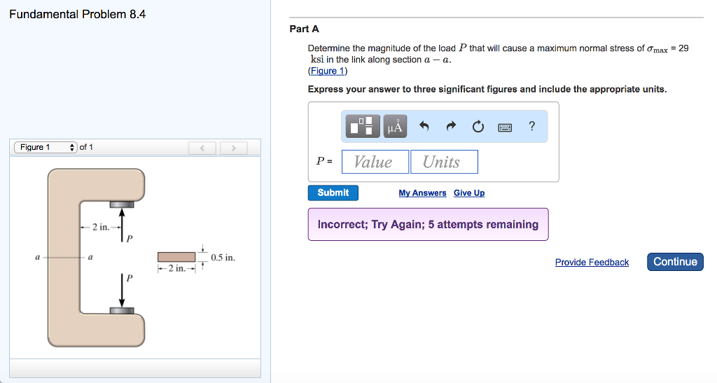 Solved Determine the magnitude of the load P that will | Chegg.com