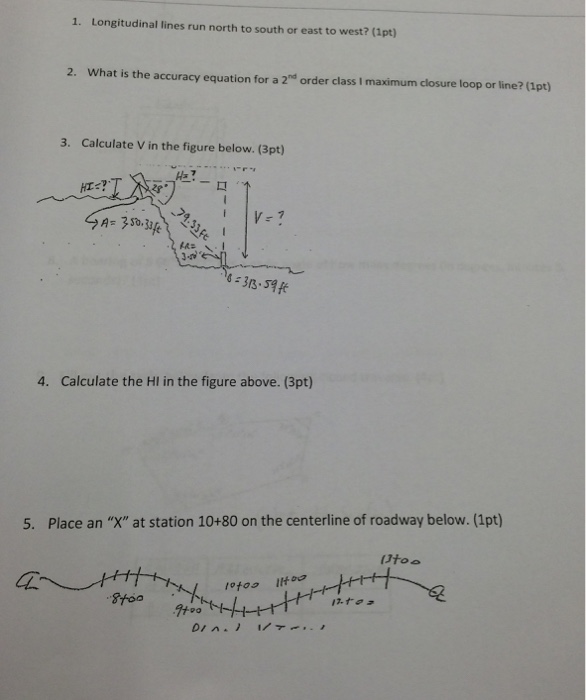 Solved Longitudinal lines run north to south or east to | Chegg.com