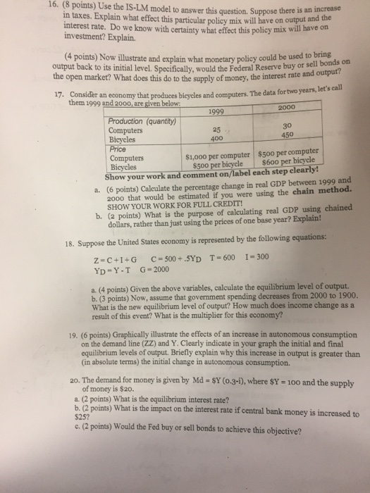 Solved Curve 12 Suppose The Economy Is Currently Operating Chegg