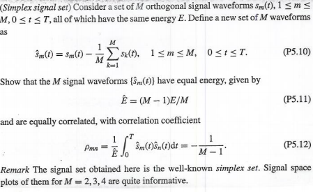 Solved Consider a set of M orthogonal signal waveforms | Chegg.com