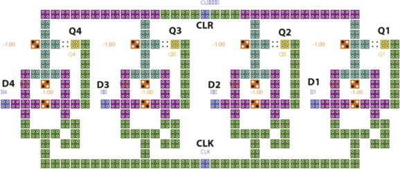 Solved CMOS TRANSISTOR LAYOUT OF A 4-BIT REGISTER - Task | Chegg.com