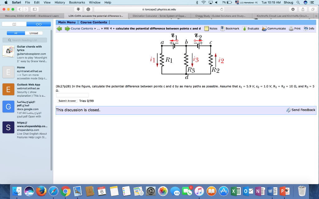 Solved i Safari File Edit View History Bookmarks Window Help | Chegg.com