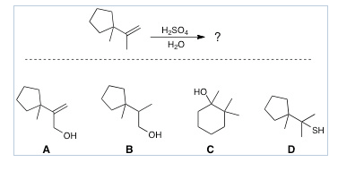 Solved H2SO4 H2O ? OH OH SH | Chegg.com