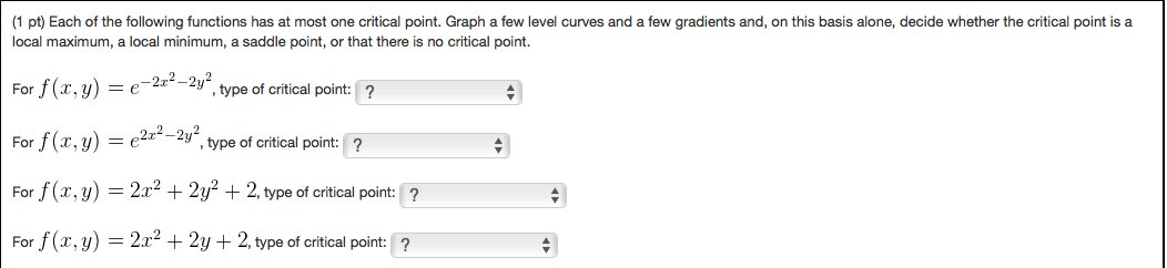Solved Each of the following functions has at most one | Chegg.com