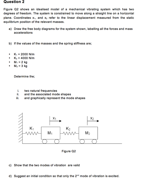 Solved Question 1 Figure Q1 shows a system with three | Chegg.com Solved Question 1 Figure Q1 shows a system with three | Chegg.com