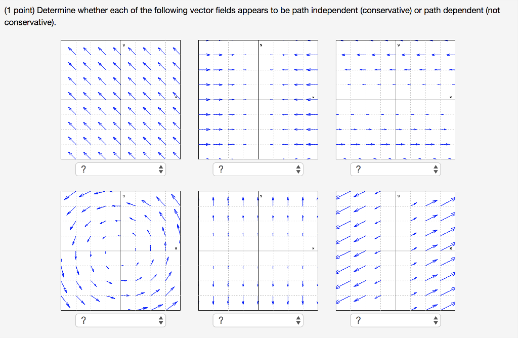 Solved (1 point) Determine whether each of the following | Chegg.com