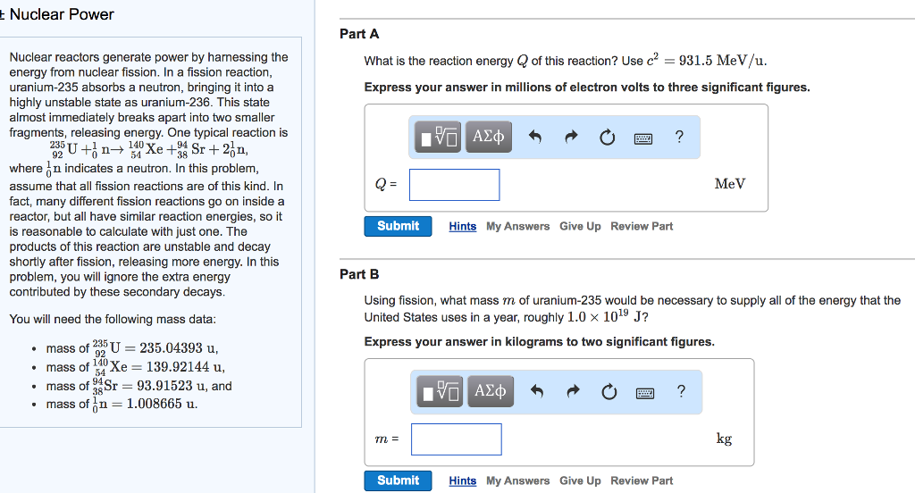 Solved Nuclear reactors generate power by harnessing the | Chegg.com