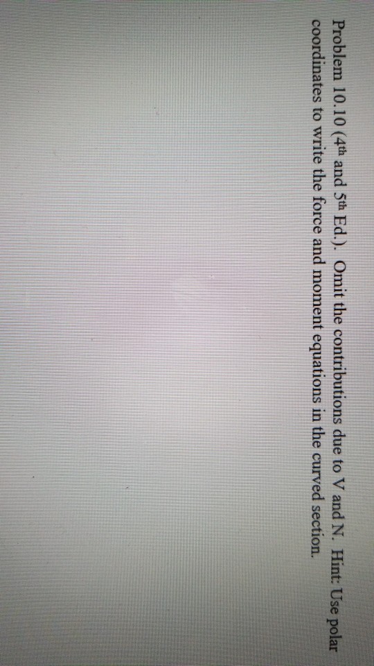 Solved Problem 10.10 (4m and 5th Ed.). Omit the | Chegg.com