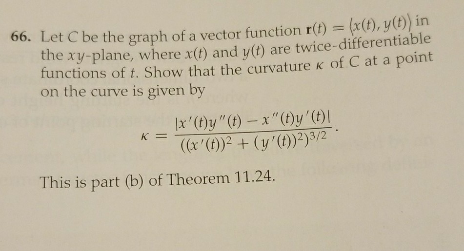 Solved et C be the graph of a vector function r(t) (x(t), | Chegg.com