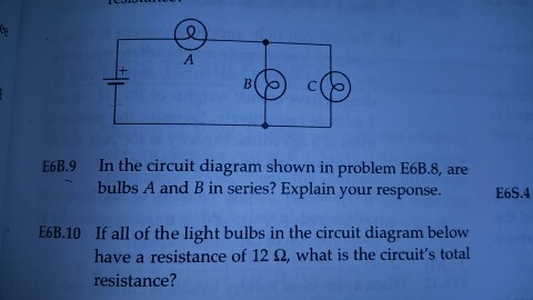 Solved E6B.9 In the circuit diagram shown in problem E6B.8, | Chegg.com