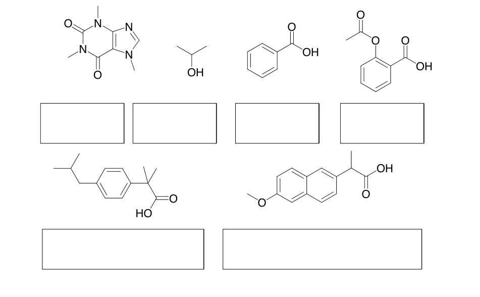 Solved For all of the following molecules, determine how | Chegg.com