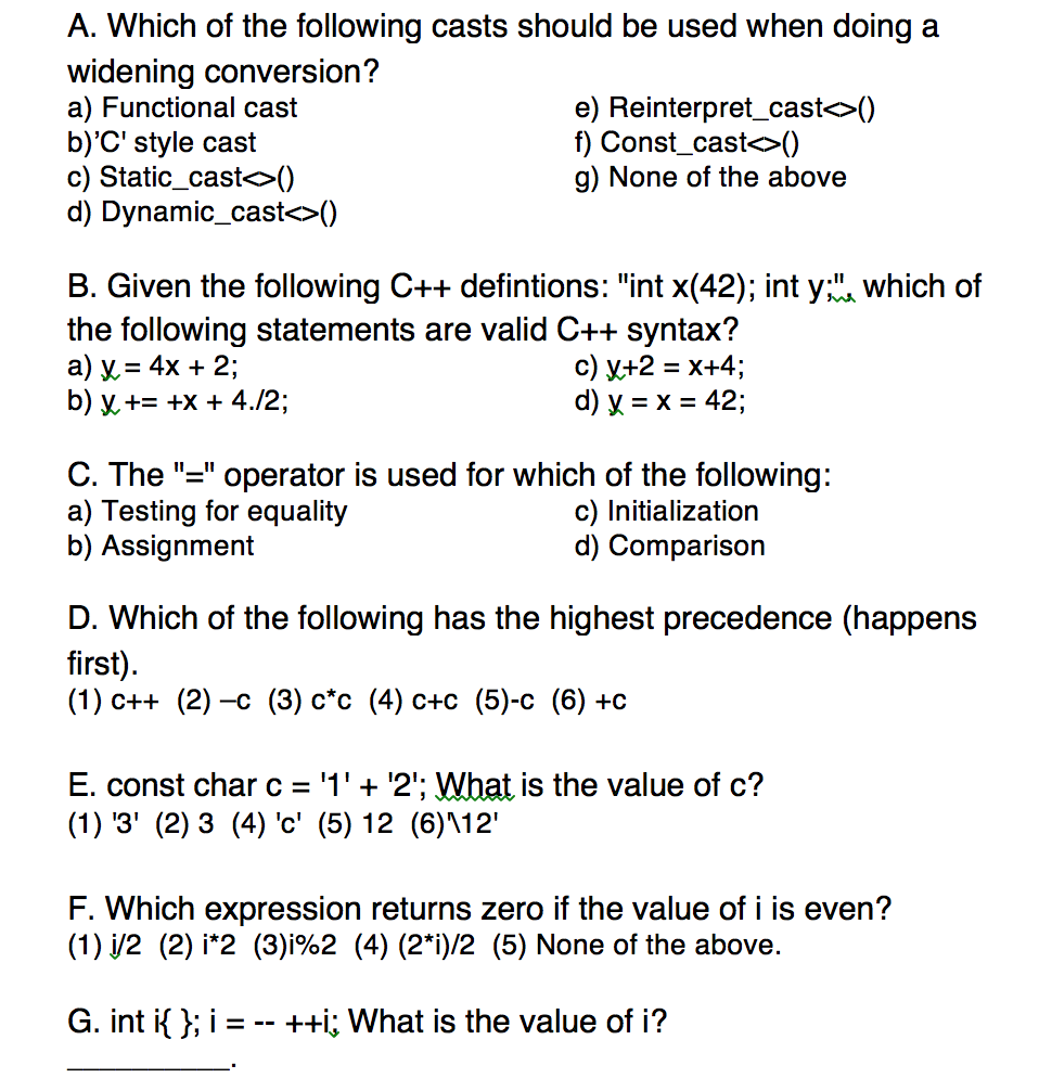Dynamic_cast Static_cast Type Casting In C++: Static_cast In C++