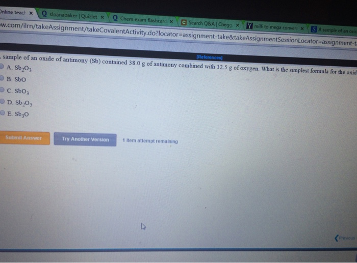 Solved Chemistry | Chegg.com