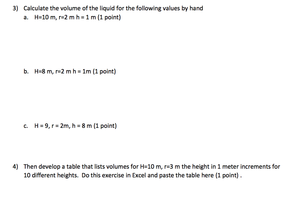 Solved A cylindrical tank has a height H=hc+2r where he is | Chegg.com