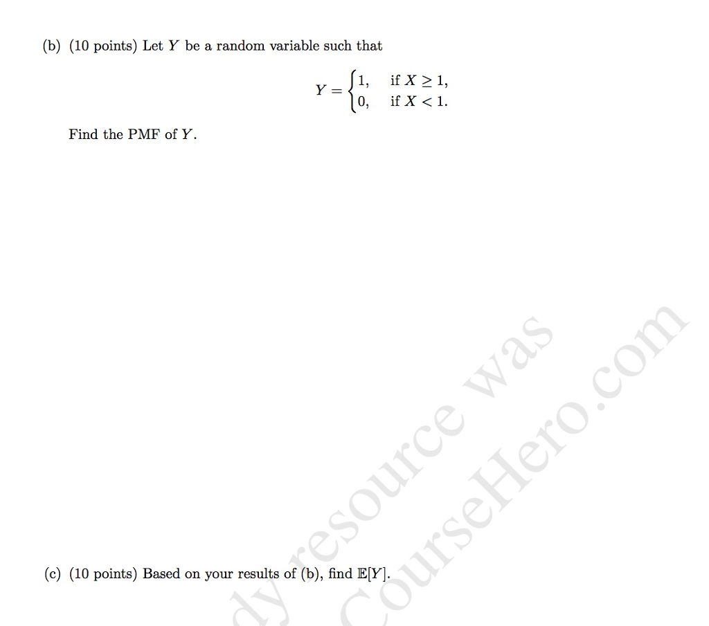 Solved Let X be a Poisson random variable with PMF k! where | Chegg.com