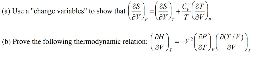 Solved (a) Use a "change variables" to show that OH (b) | Chegg.com