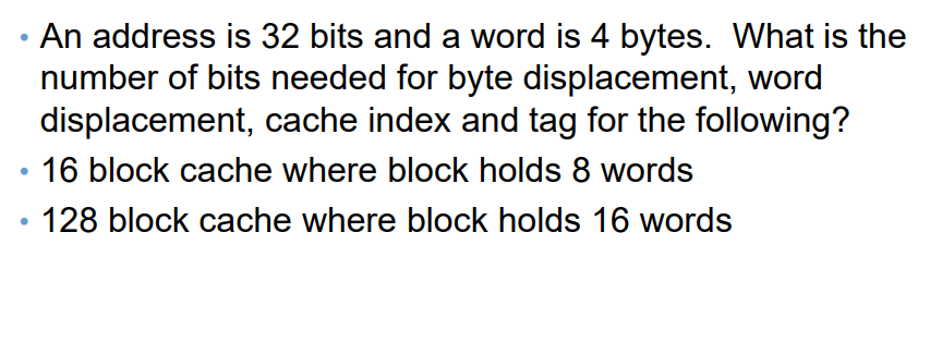 Solved An address is 32 bits and a word is 4 bytes. What is | Chegg.com