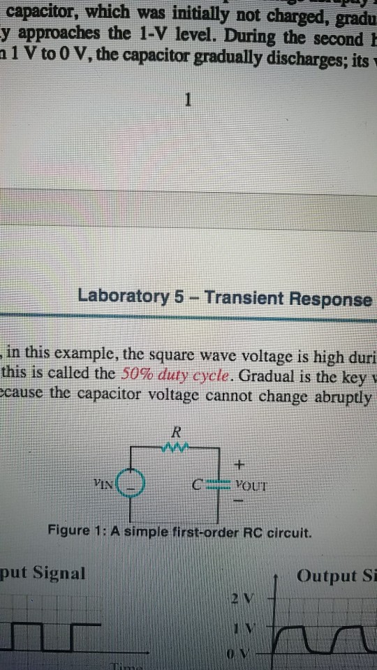 Solved Page of 13 EECS 215 Laboratory 5- Transient Response | Chegg.com
