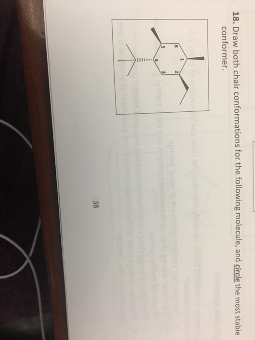 Solved Draw both chair conformations for the following | Chegg.com