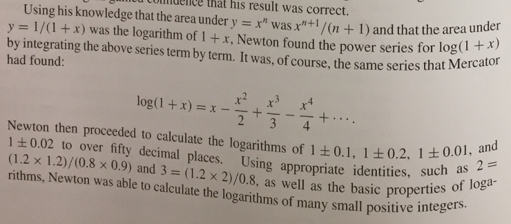 Solved 24. Calculate, using the power series for log(1 x), | Chegg.com