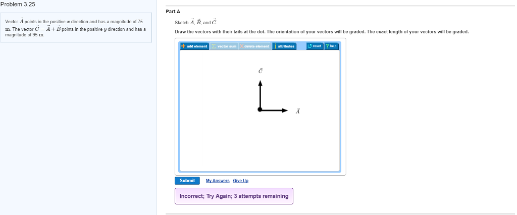 Solved Vector A vector points in the positive x direction | Chegg.com