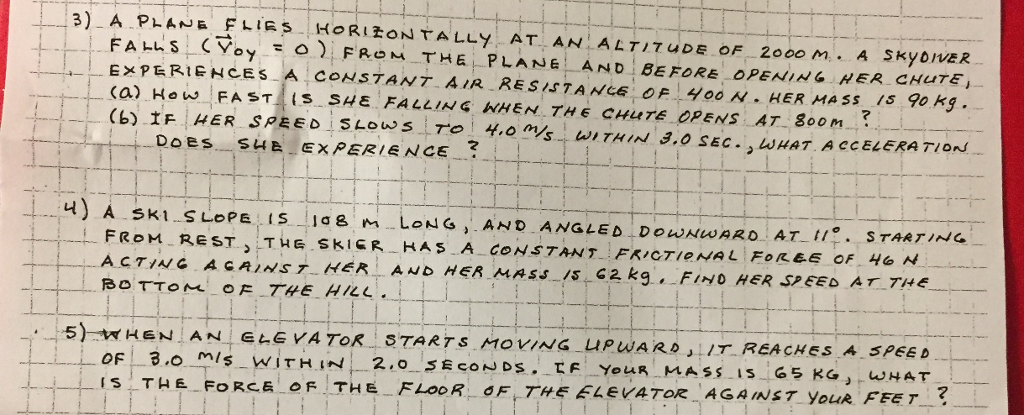 Solved 3). A PLANE FLIES HORI조ON TALLY AT AN. ALTITUDE OF | Chegg.com