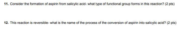 Solved Consider the following Aspirin Synthesis reaction and | Chegg.com Solved Consider the following Aspirin Synthesis reaction and | Chegg.com