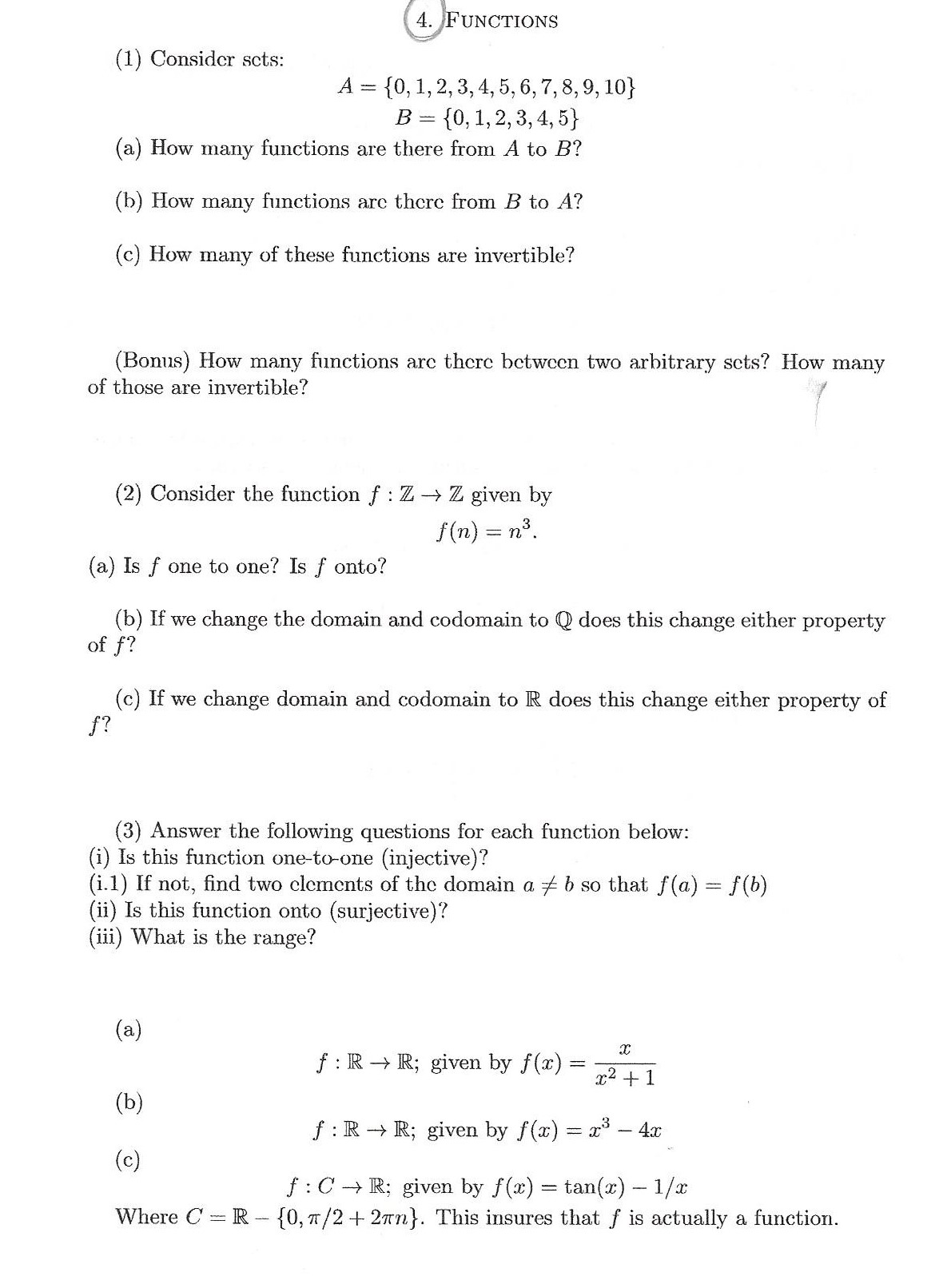 Solved Consider sets: A = {0, 1, 2, 3, 4, 5, 6, 7, 8, 9, 10} | Chegg.com