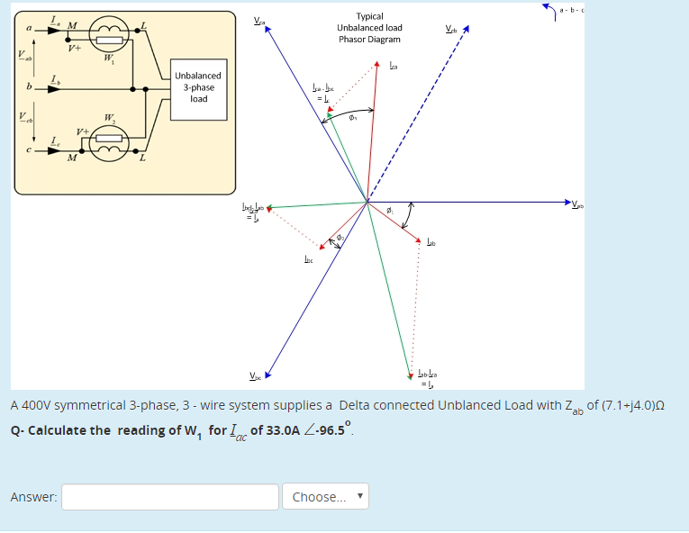 Solved A 400V symmetrical 3-phase, 3 - wire system supplies | Chegg.com