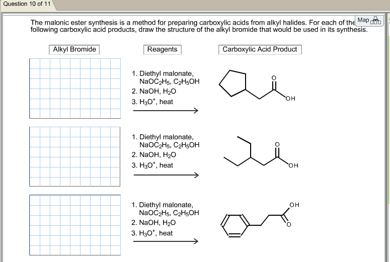 Solved The malonic ester synthesis is a method for preparing | Chegg.com
