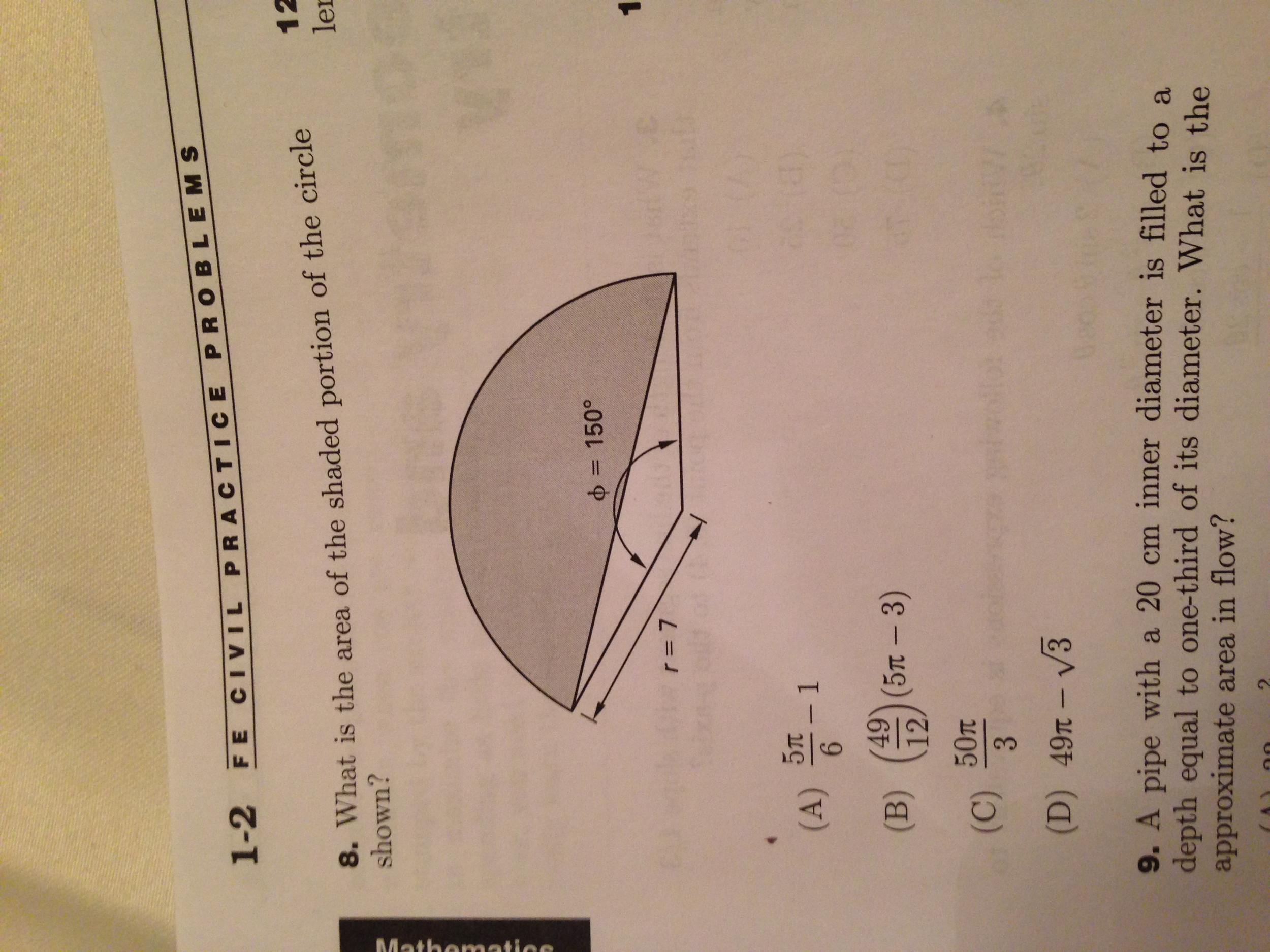 One Third Of A Circle