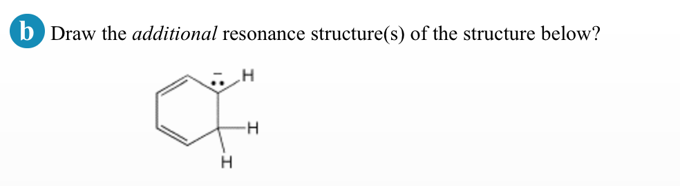 Solved Draw the additional resonance structure(s) of the | Chegg.com
