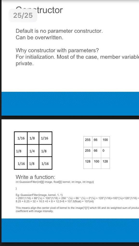Solved ︵-"-tructor 25/25 Default is no parameter | Chegg.com