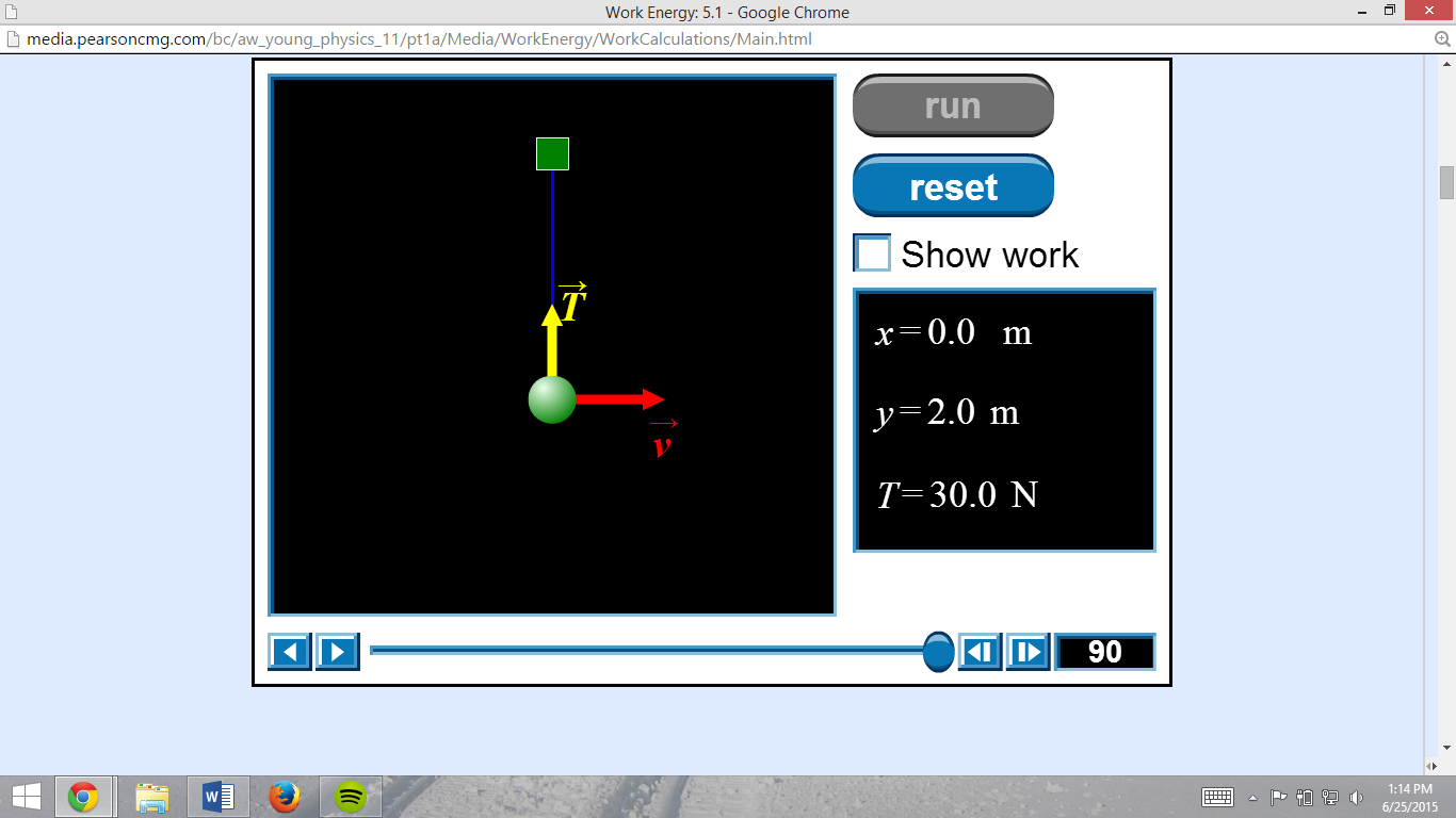 Solved Determine the work done by the rope on the 1.0kg | Chegg.com