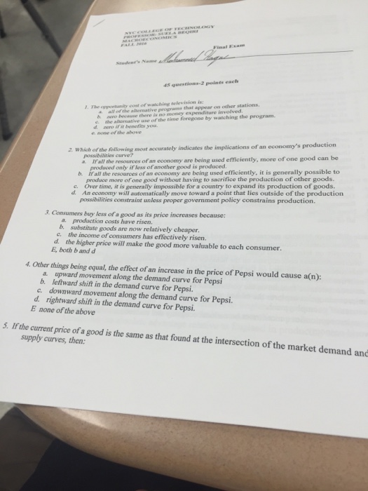 Solved Consumers buy less of a good as its price increases | Chegg.com