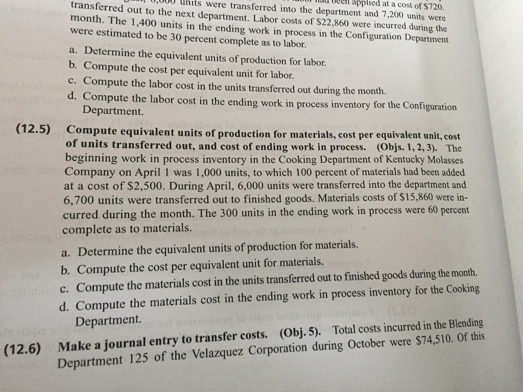 Solved Compute Equivalent Units Of Production For Materials Chegg Solved Compute Equivalent Units Of Production For Materials Chegg