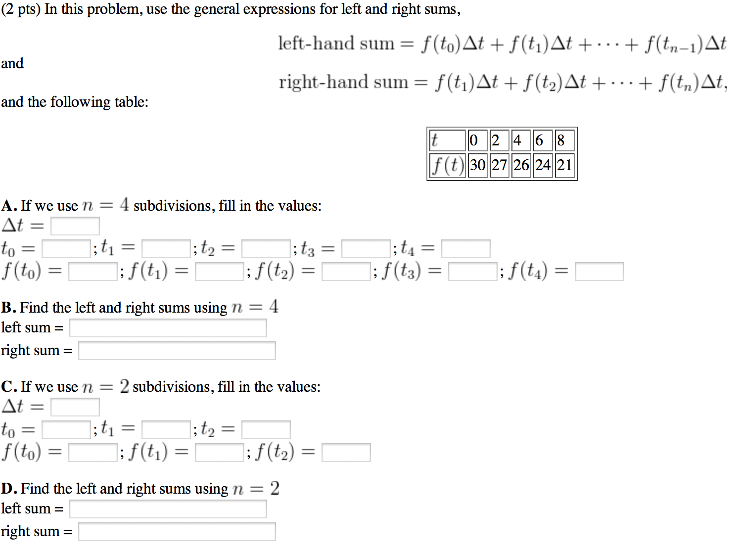 Solved In This Problem Use The General Expressions For Left 