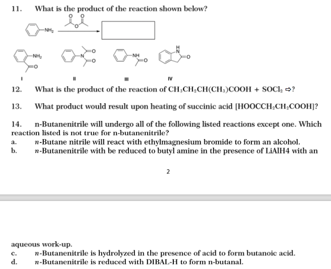 Solved What is the product of the reaction shown below? | Chegg.com