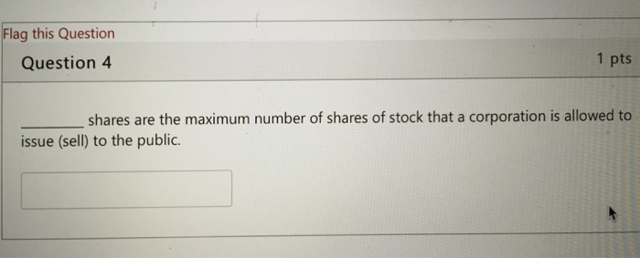 Solved _______ shares are the maximum number of shares of | Chegg.com